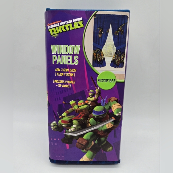 Nickelodeon | Accents | Teenage Mutant Ninja Turtles Window Panels New ...